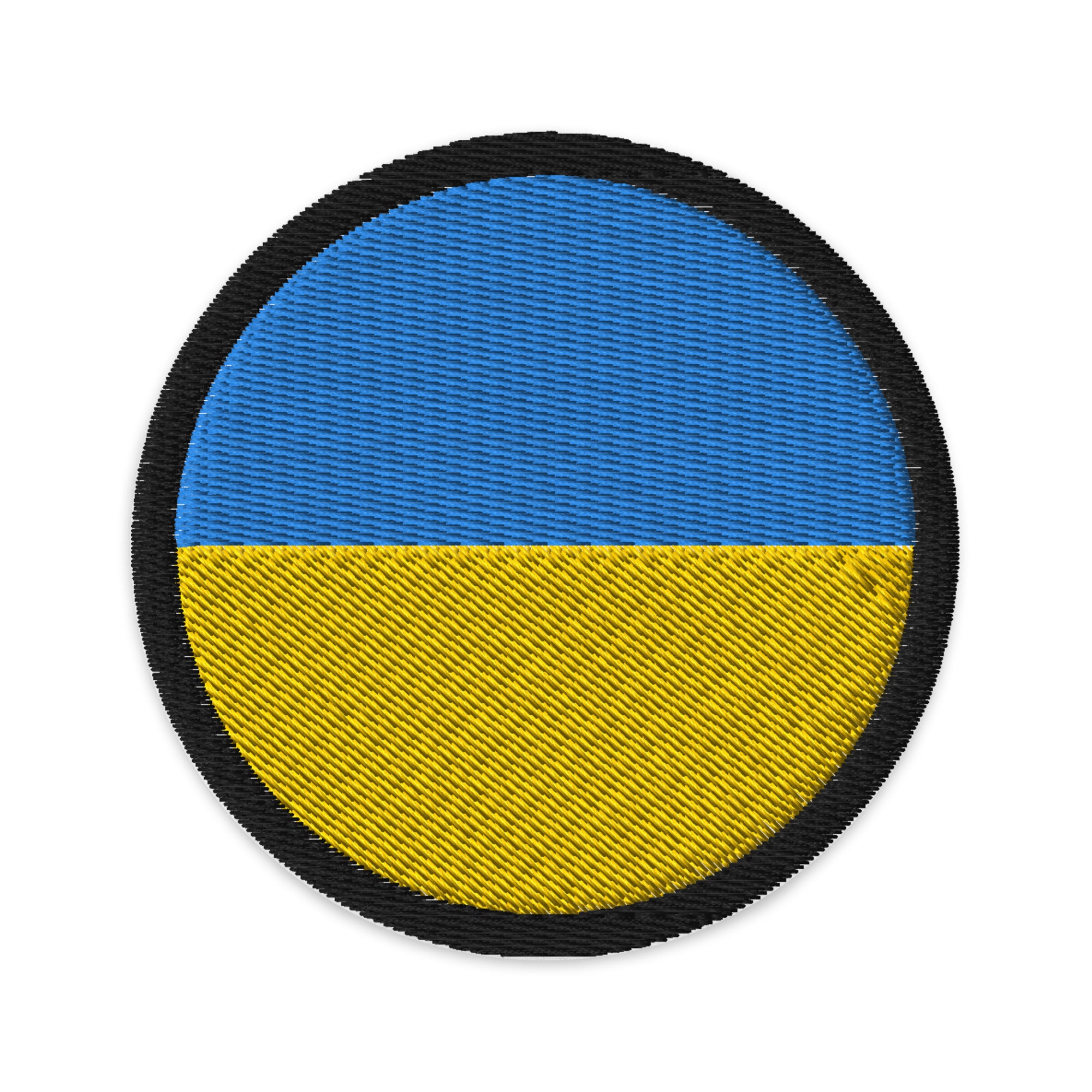 Ukrainian Flag 5 Colored Embroidered Patch – Golden Heart