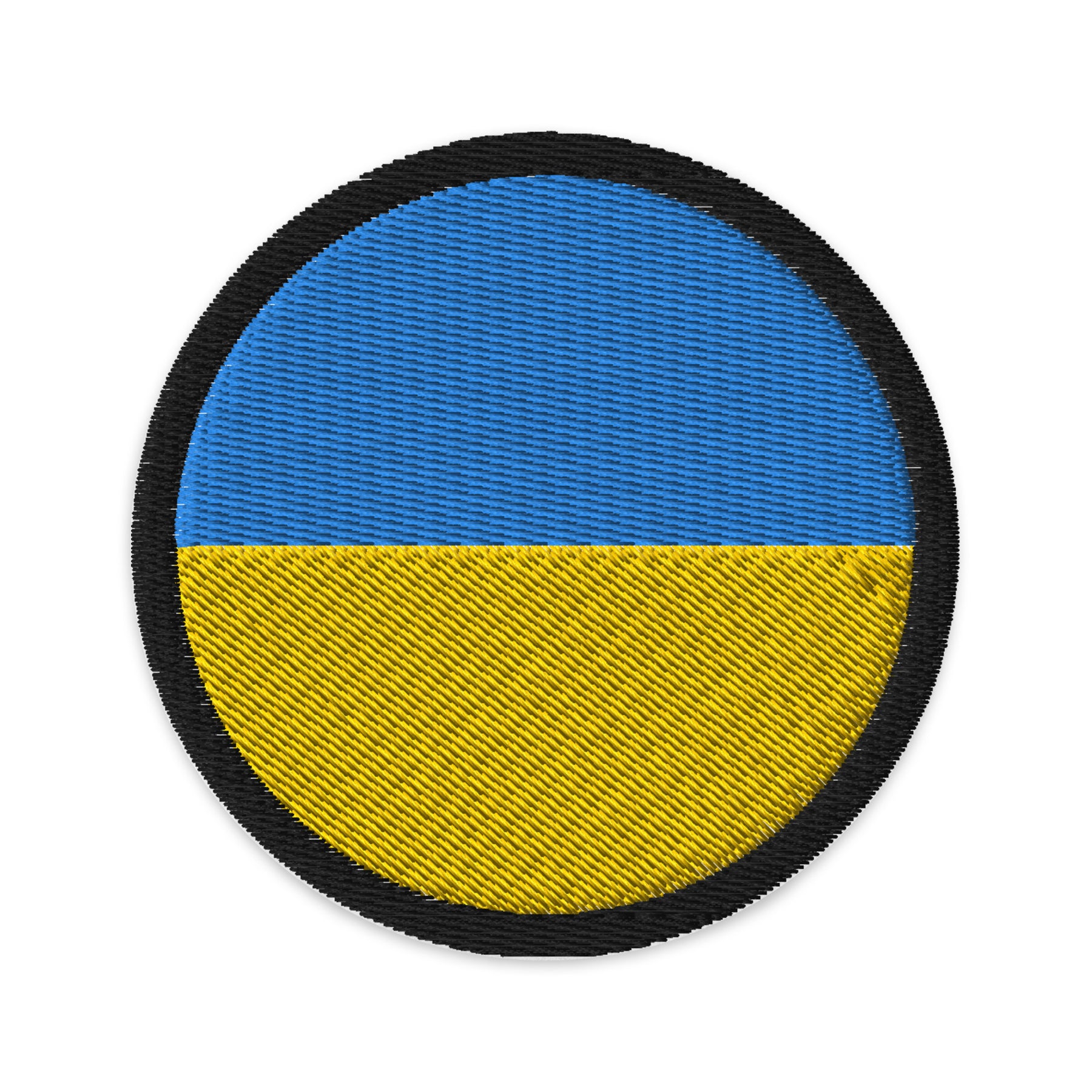 Ukrainian Flag 5 Colored Embroidered Patch – Golden Heart