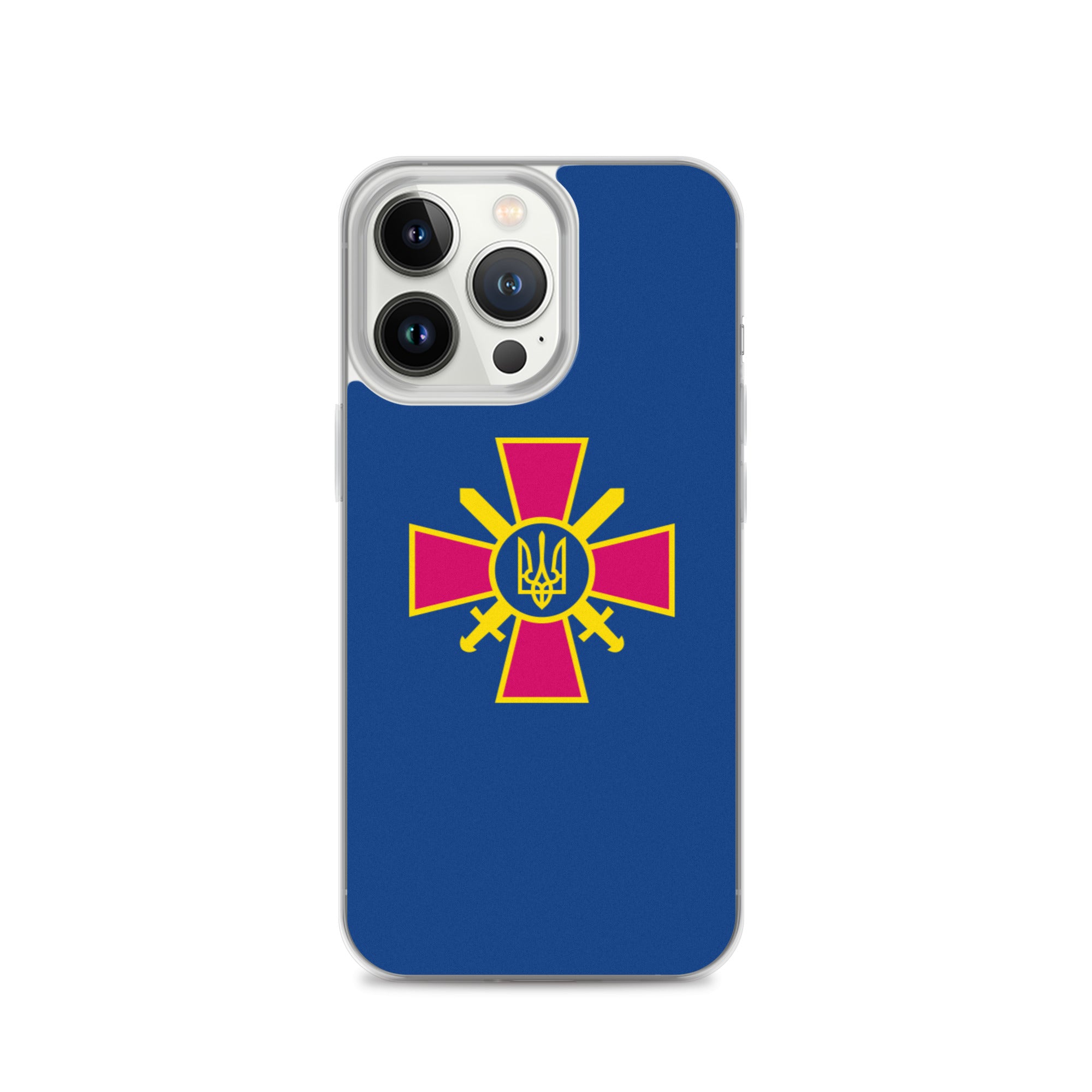 Ukrainian Military Emblem 3 iPhone Case – Golden Heart