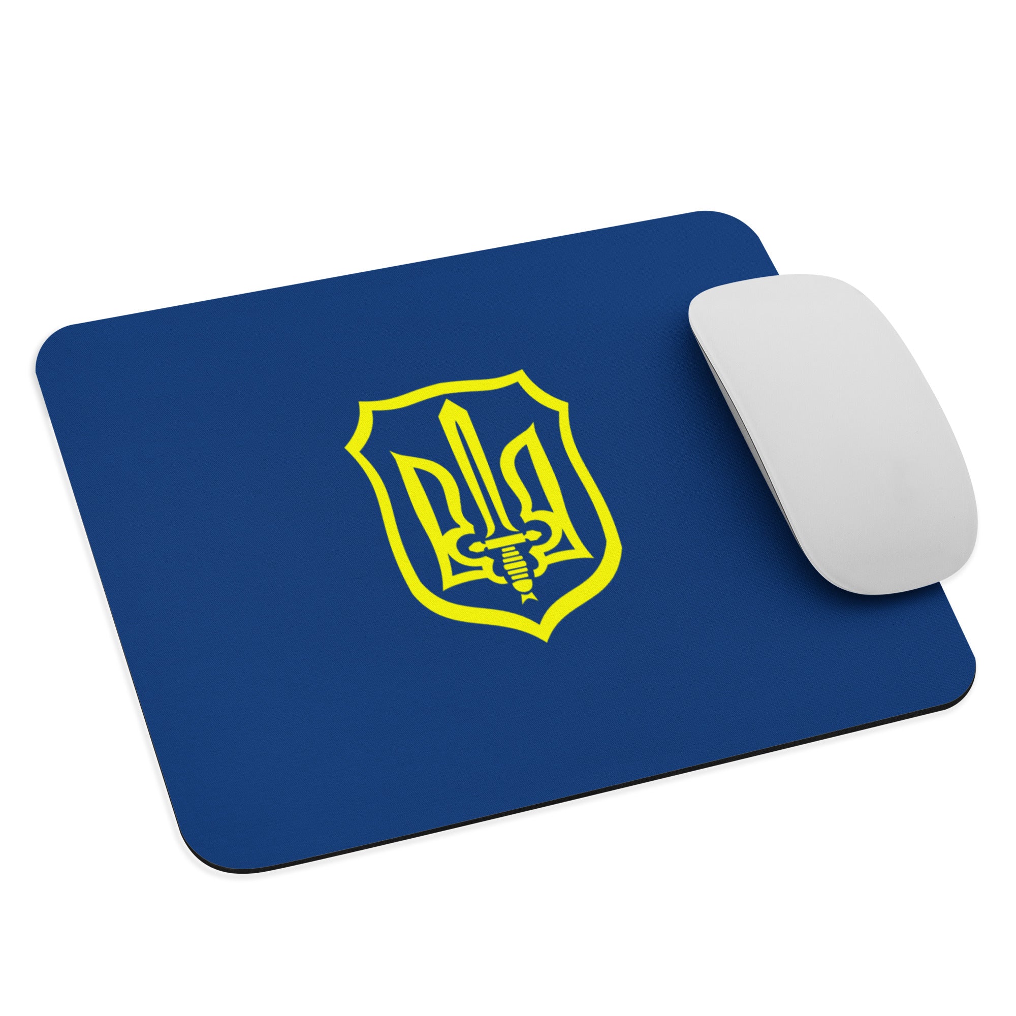 Ukrainian Military Emblem 2 Mouse Pad – Golden Heart